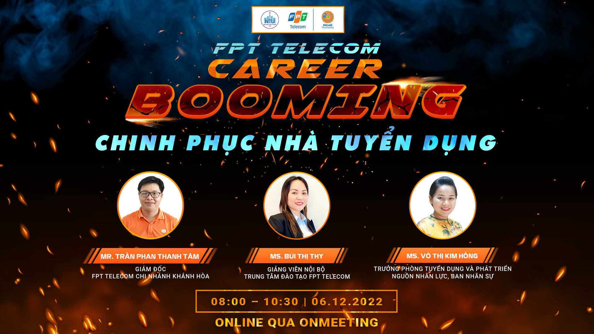 Chương trình Talkshow FPT Telecom Career Booming “Chinh phục nhà tuyển dụng”
